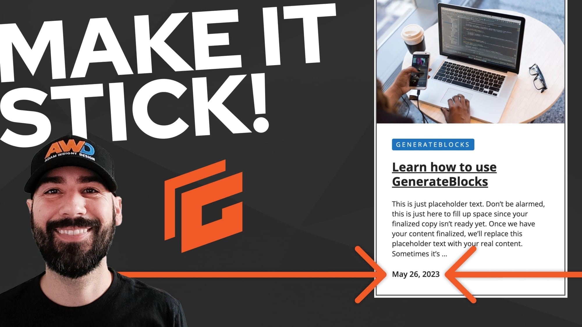 How to Create Equal Height Cards (+ Make the Last Item Stick) Using GenerateBlocks – Adam Wright ...